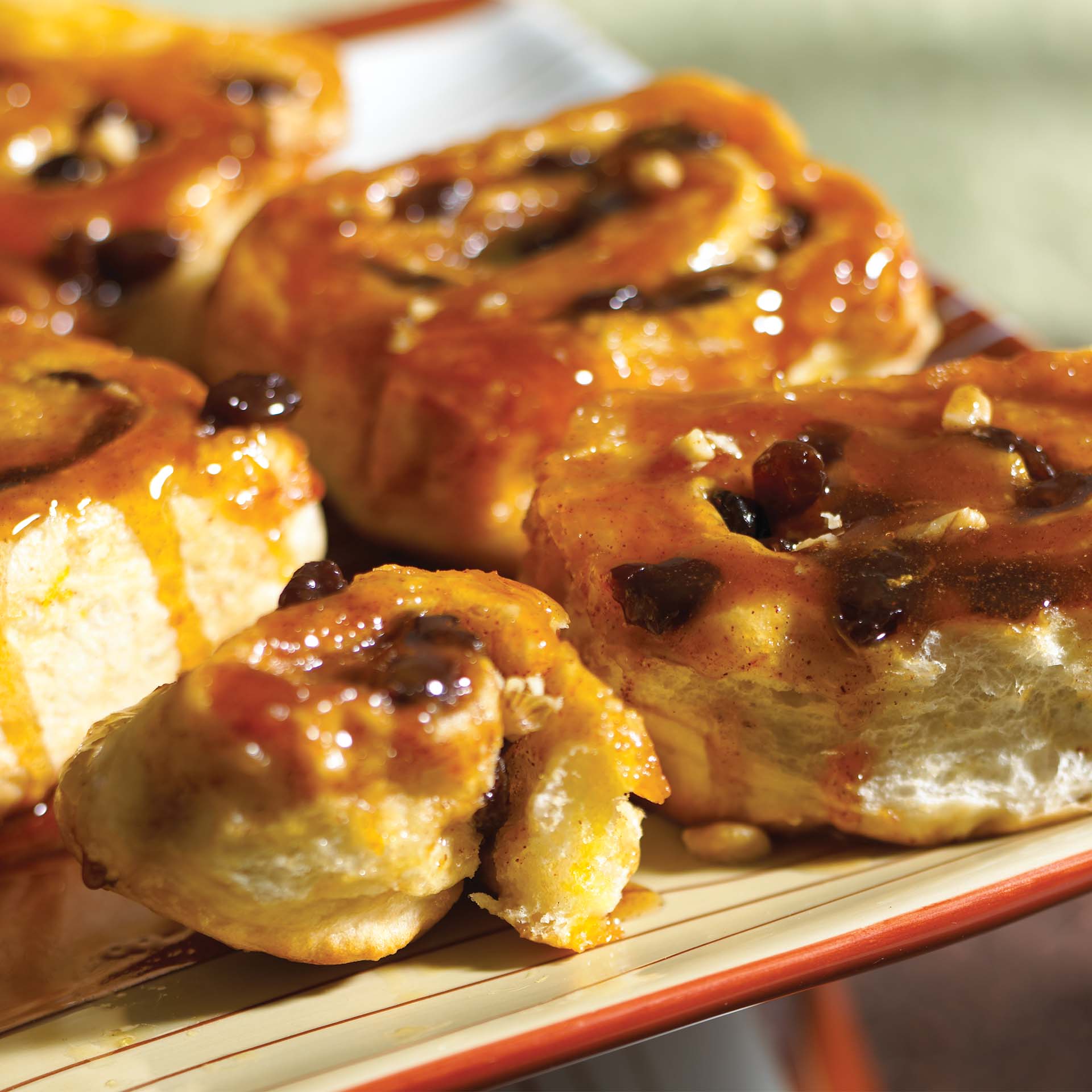 Maple Raisin Walnut Sticky Buns - California Raisins