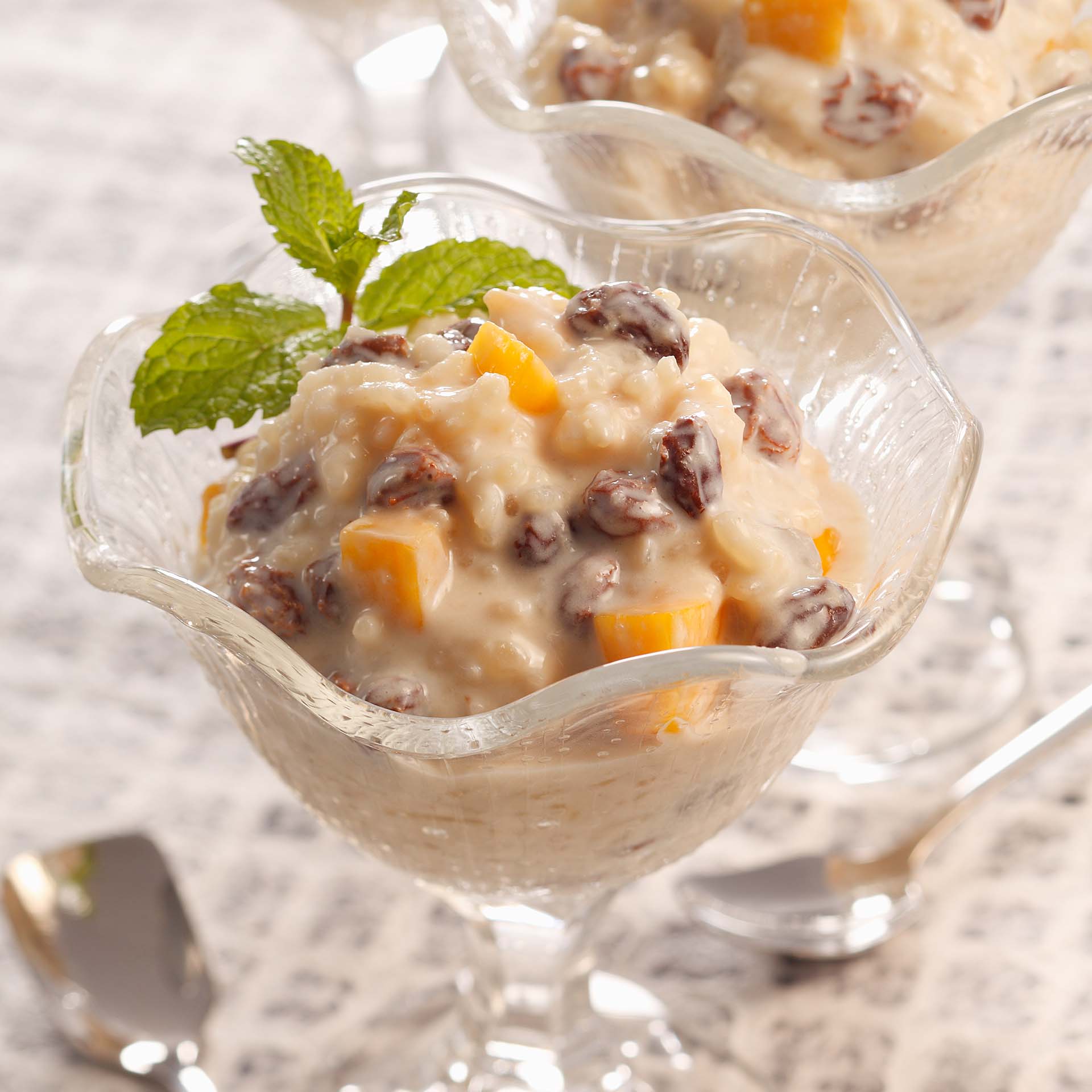 Mango Raisin Risotto Pudding - California Raisins